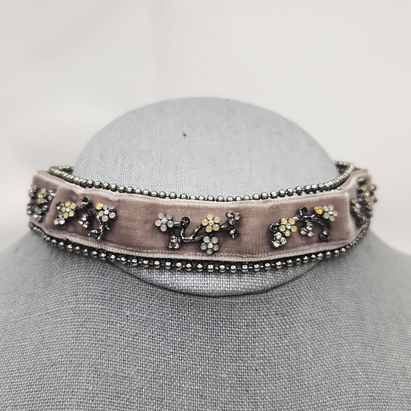 Zara | Jewelry | 5 For 25 Zara Gray Velvet Choker Necklace | Poshmark